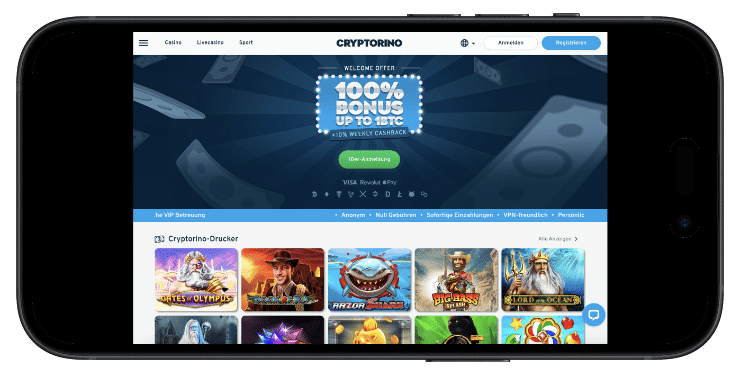 Krypto Casino Vergleich 2026 – Crypto Casinos im Test
