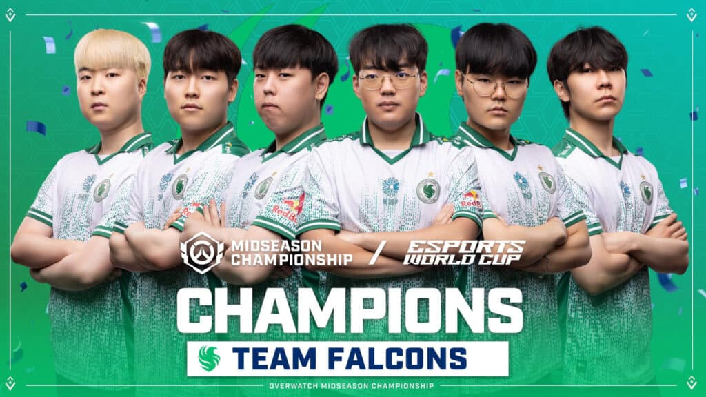 Team Falcons siegt bei der OWCS Mid-Season Championship