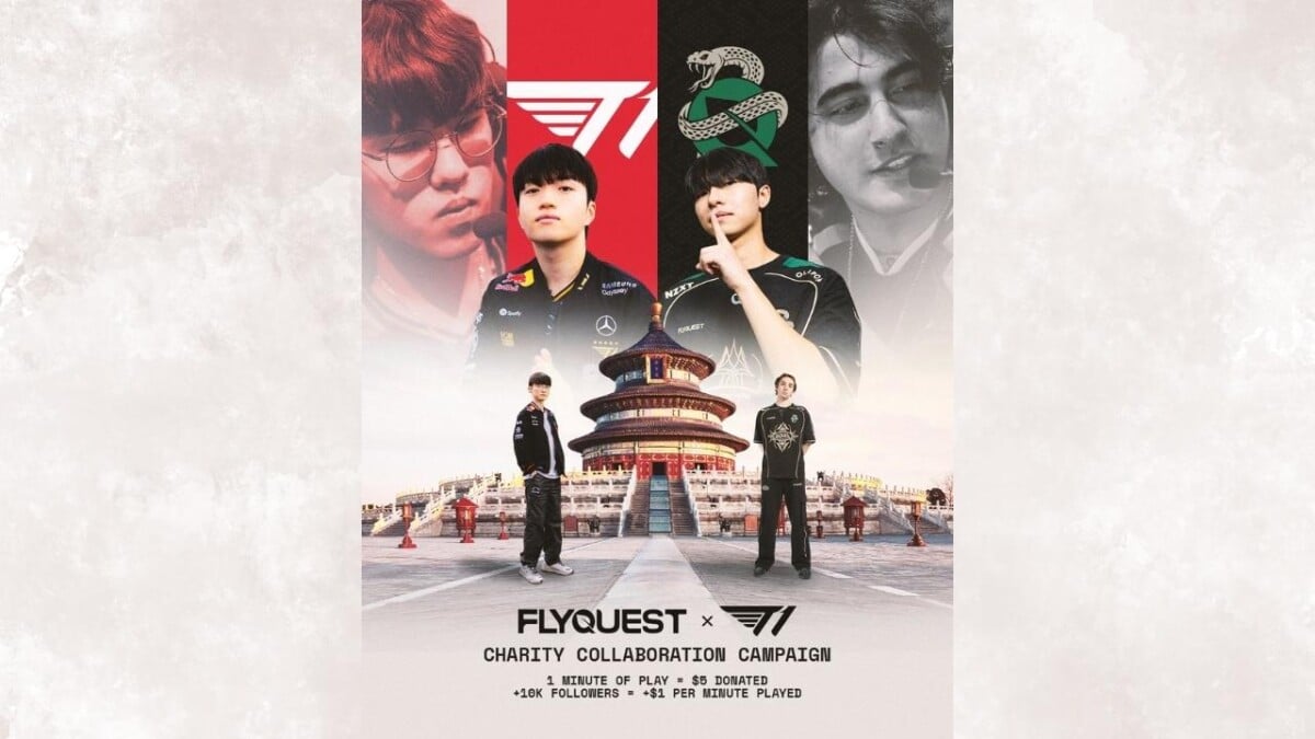 FlyQuest verbindet Worlds 2025 mit Charity-Aktion