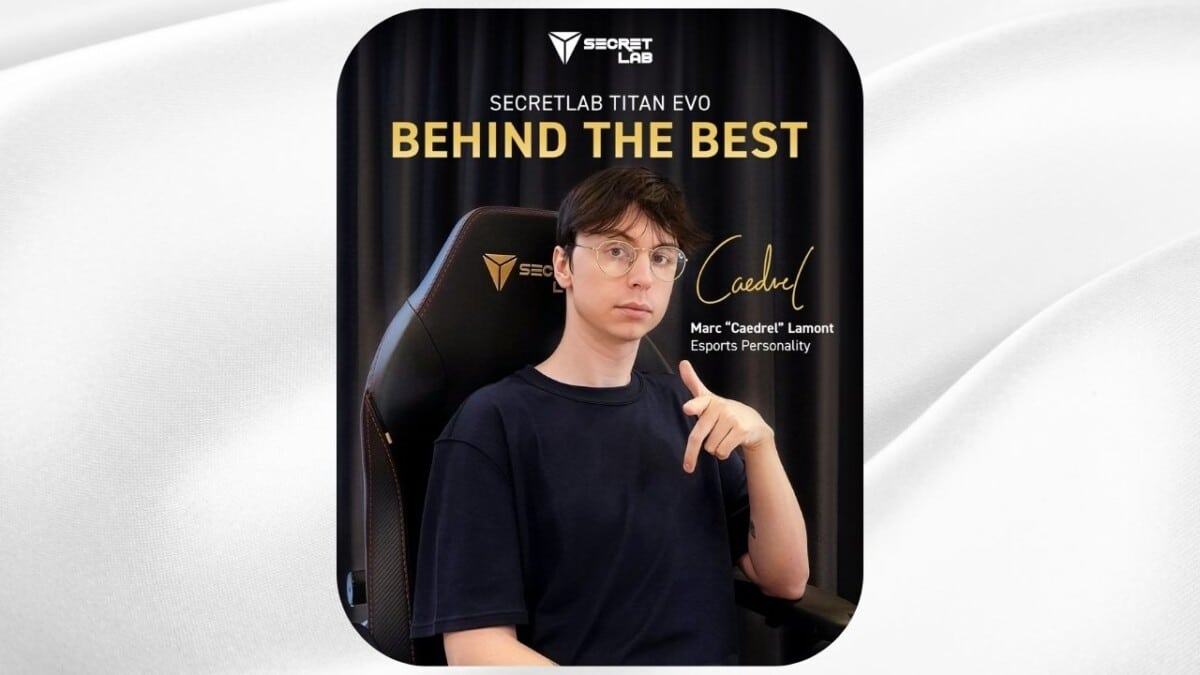 Caedrel startet neue Partnerschaft mit Secretlab