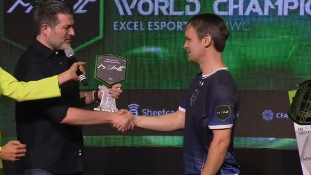 Diarmuid Early triumphiert bei der Excel-WM in Las Vegas