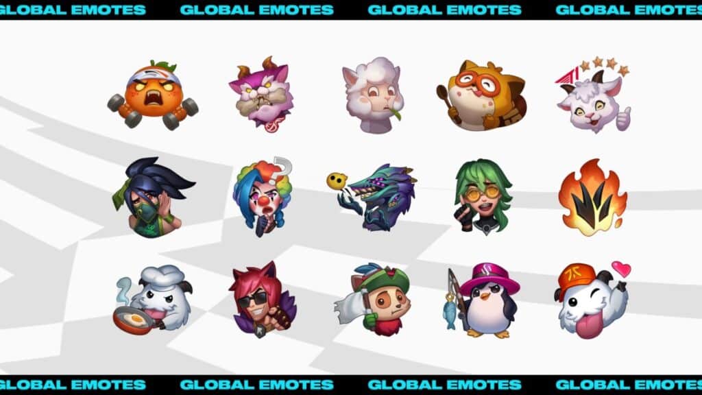 Riot expande su catálogo de emotes: LCK, LPL, LCP y LTA