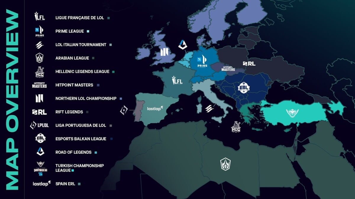 Emea Masters: confermate le 13 leghe Erl per il 2026 - Esports Insider ...