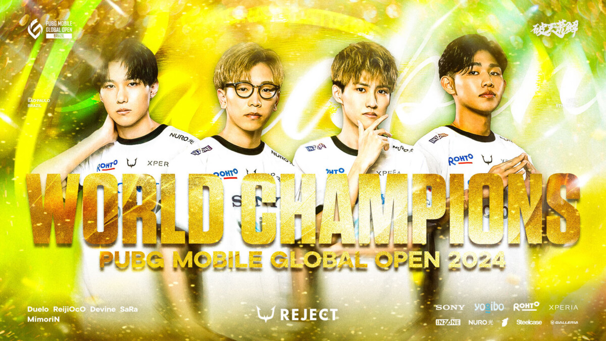 REJECTがEsports World Cupに参戦！日本eスポーツの展望は？