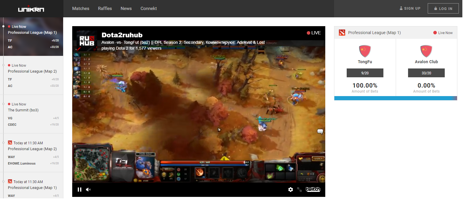 Bookies roundup: who's offering what in-play?