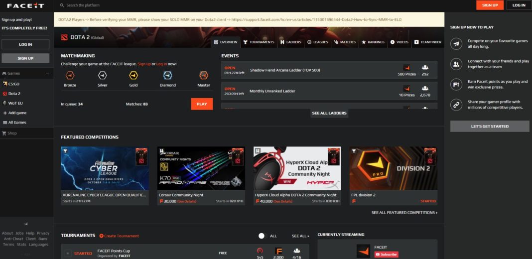FACEIT's FPL Circuit comes to Dota 2