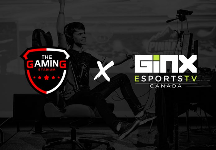 The Gaming Stadium partners with GINX Esports TV Canada