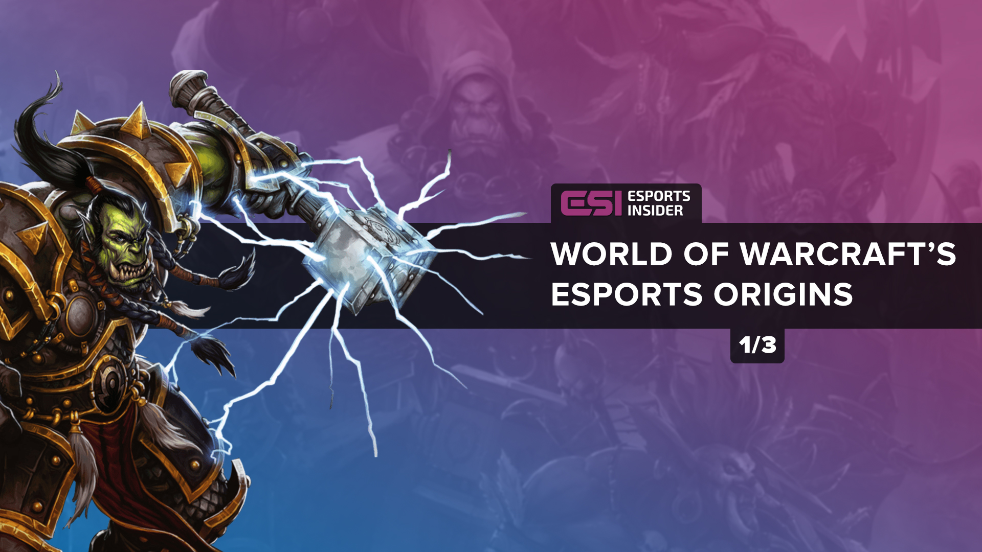 The humble beginnings of World of Warcraft esports