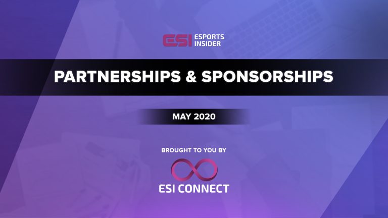 Esports partnerships and sponsorships highlights for May 2020