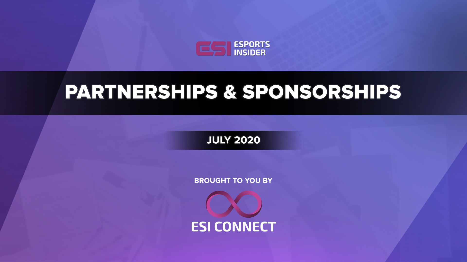 Esports partnerships and sponsorships highlights for July 2020
