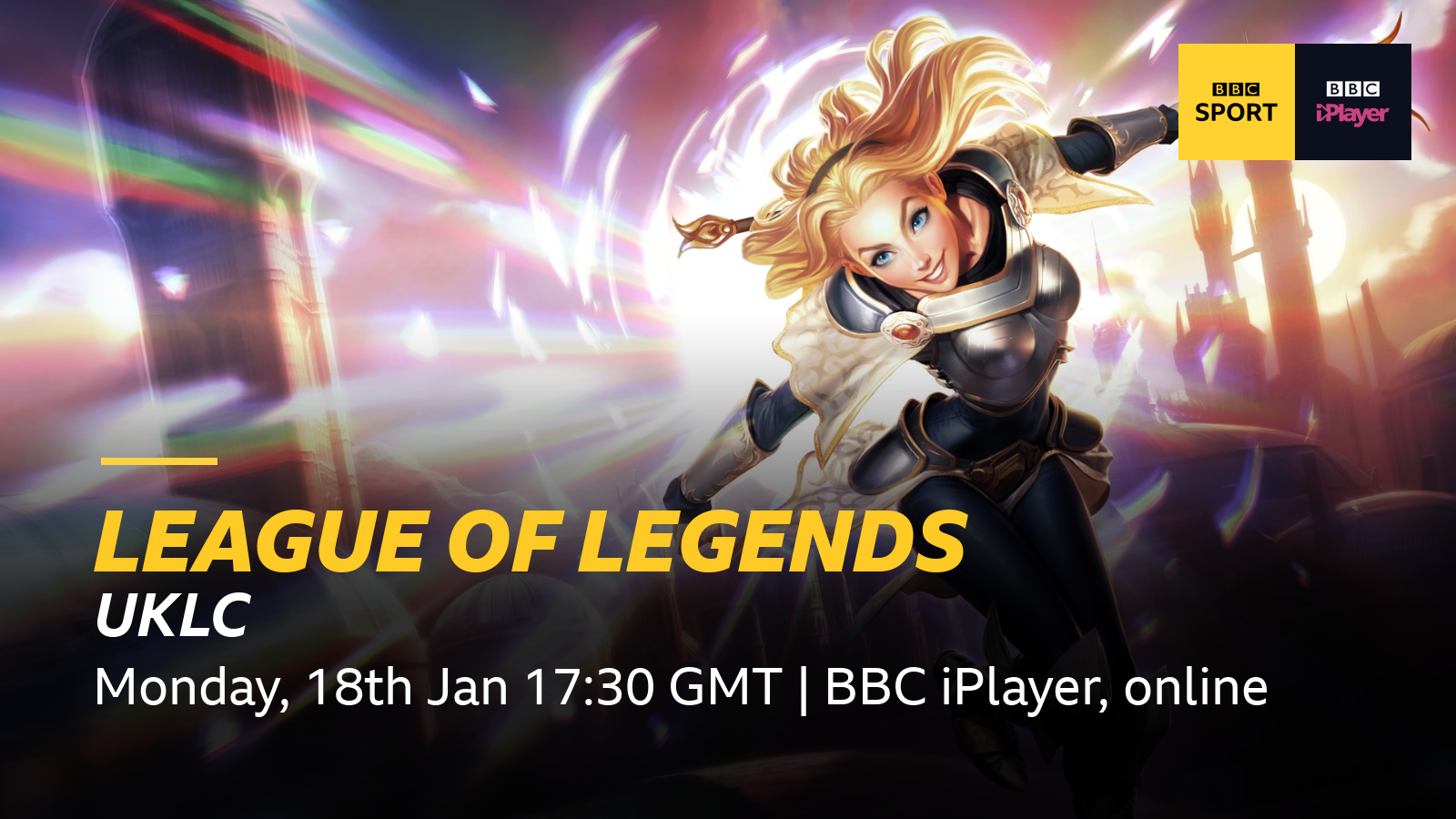 BBC Sport set to broadcast League of Legends' 2021 UKLC Spring Split