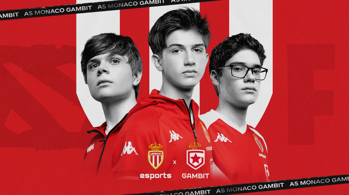 AS Monaco join forces with Gambit Esports for Dota 2 and Fortnite