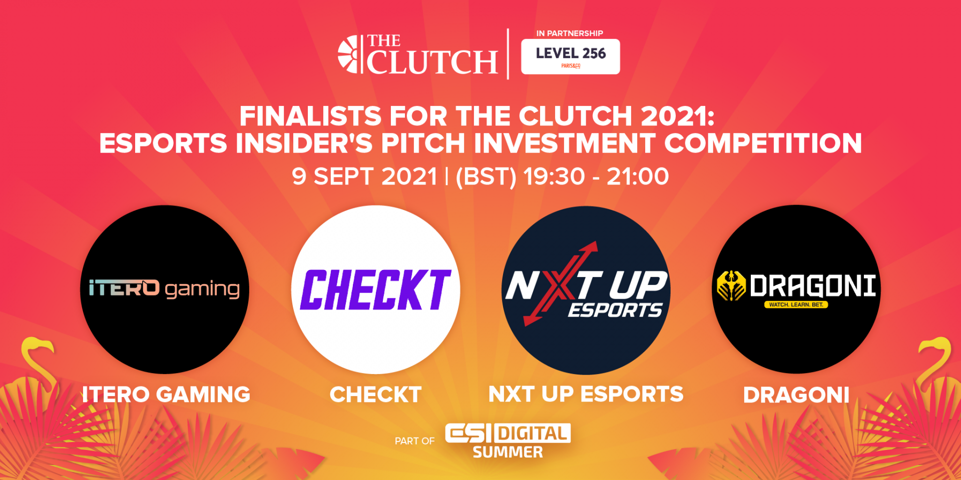 Esports Insider reveals The Clutch finalists and ESI Digital Summer ...