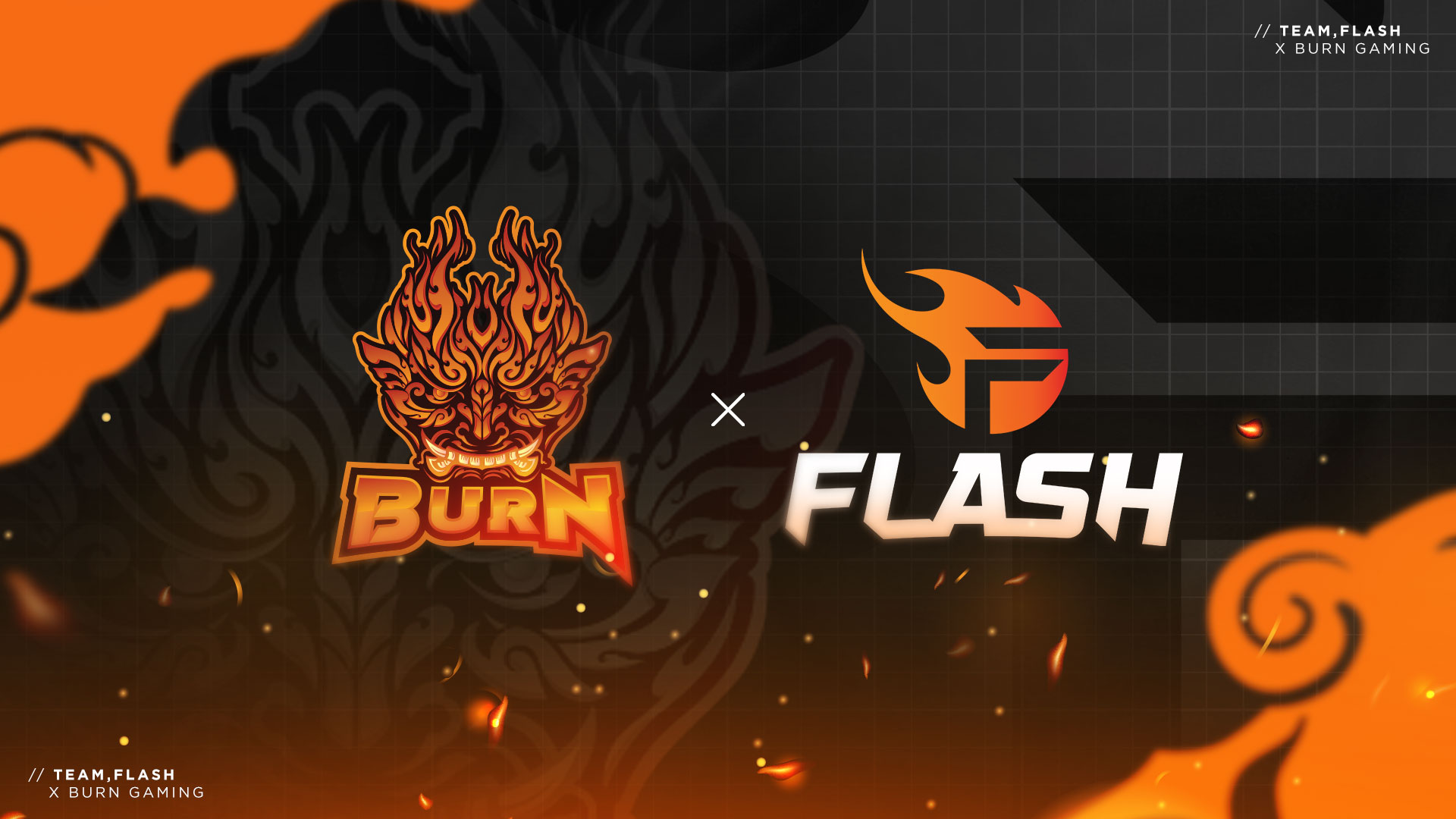 Team Flash announces partnership with BURN Gaming
