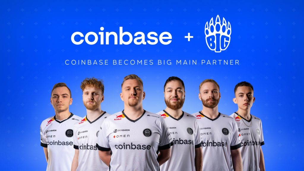 BIG announces Coinbase as main partner