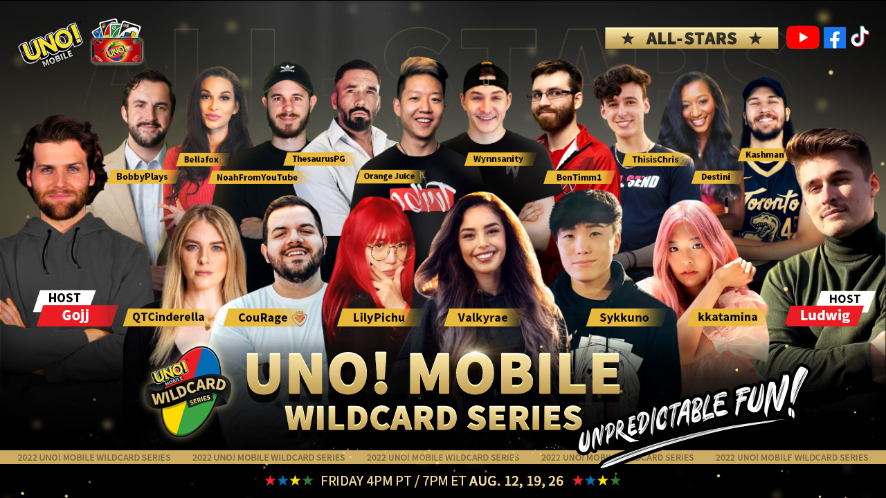 UNO! Mobile embarks into competitive gaming events with all-star series