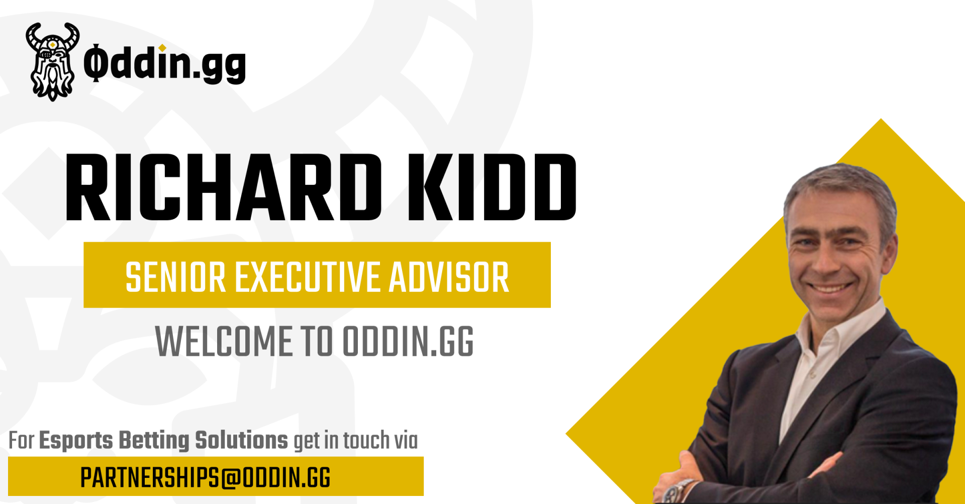 Oddin.gg appoints Richard Kidd as Senior Executive Advisor