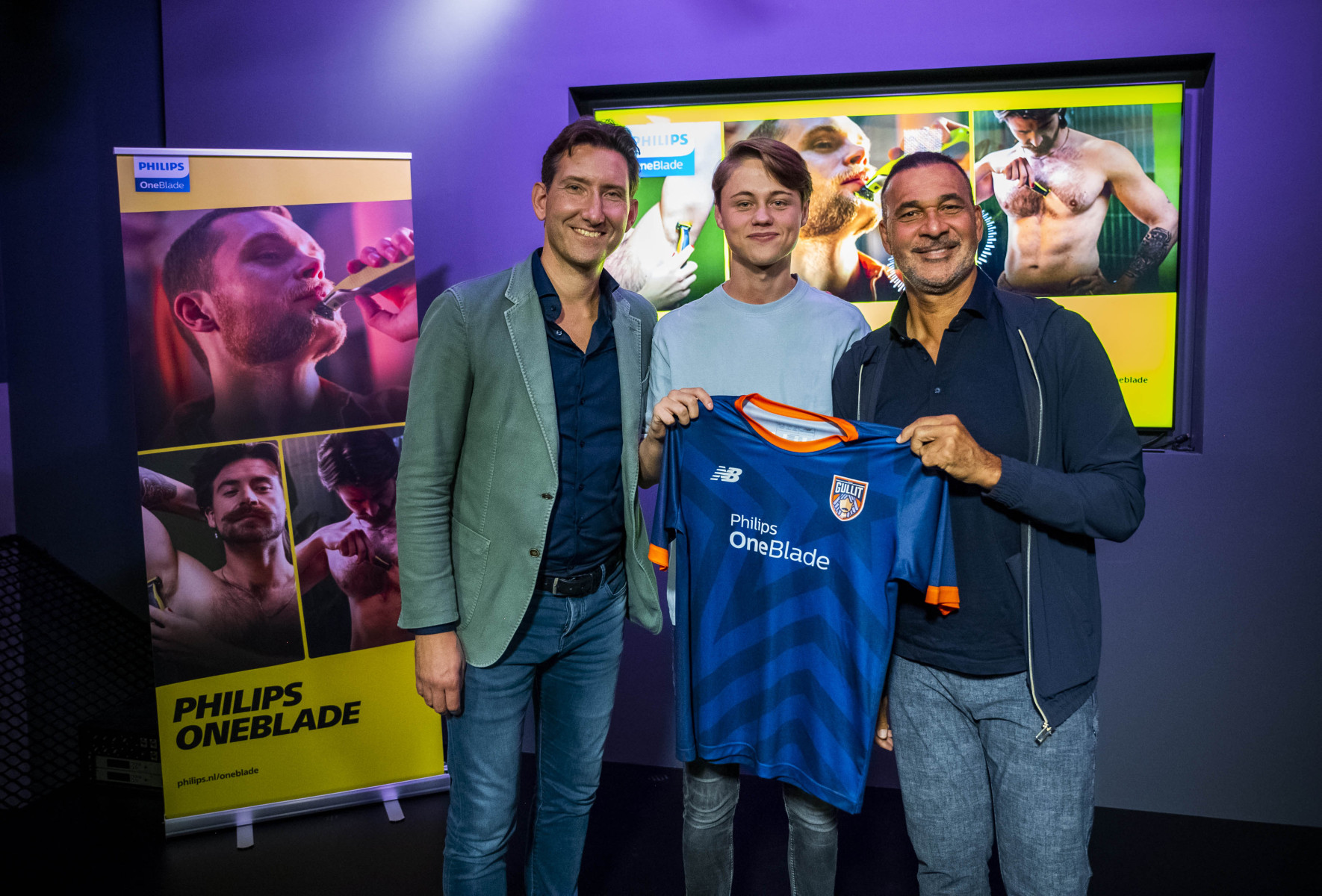 Team Gullit unveils Philips OneBlade as jersey sponsor