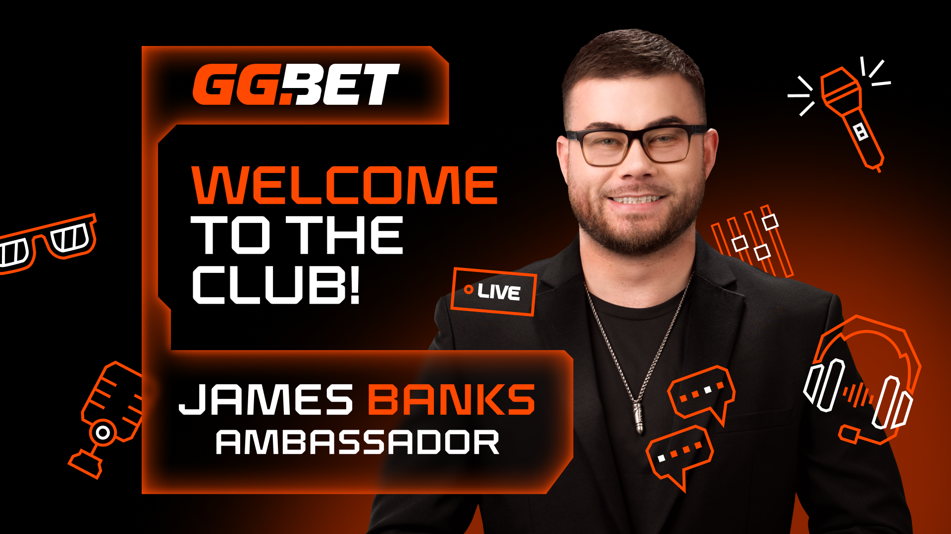 GG.BET names esports host James Banks as latest ambassador