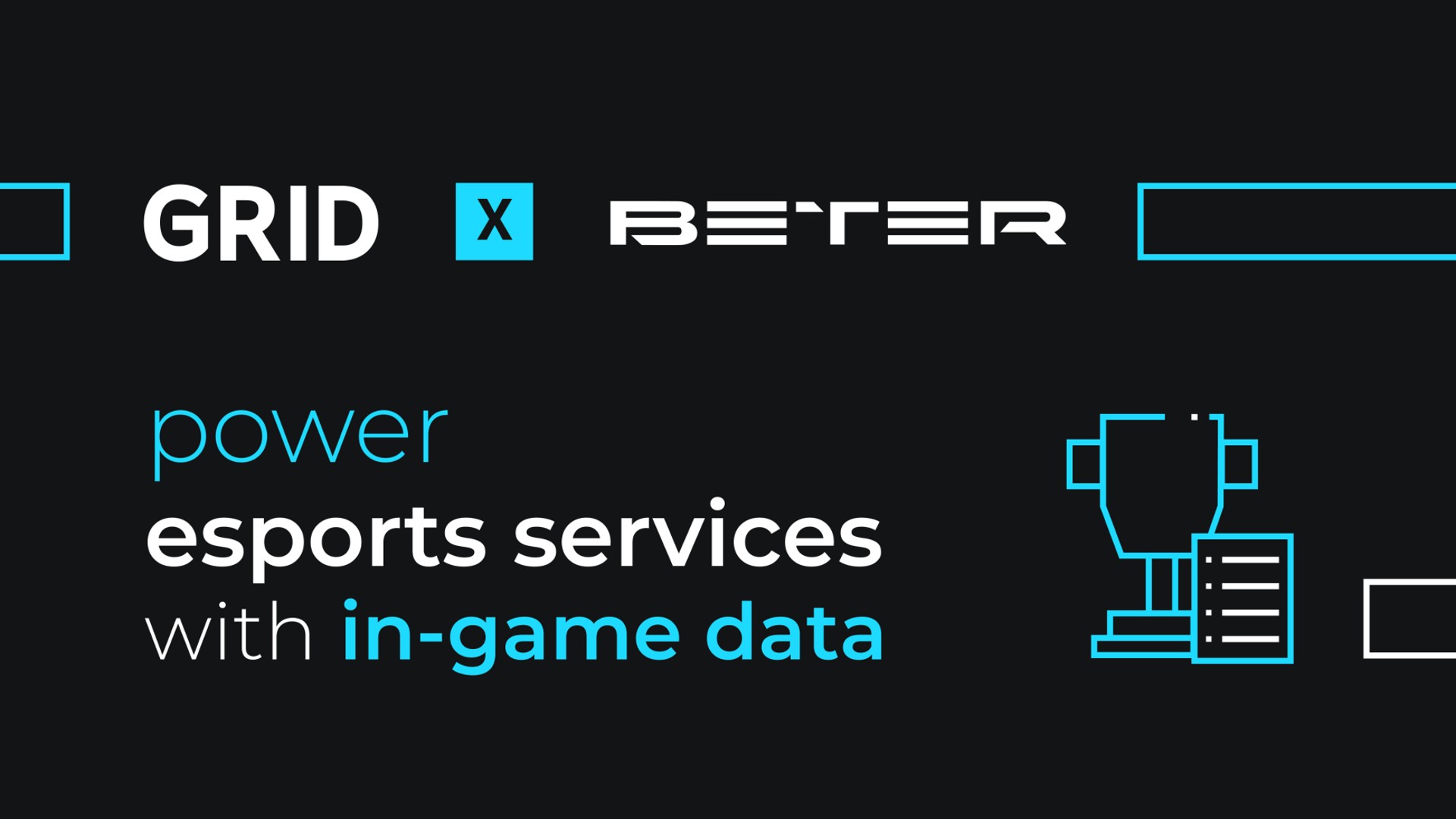 GRID to power BETER with esports data