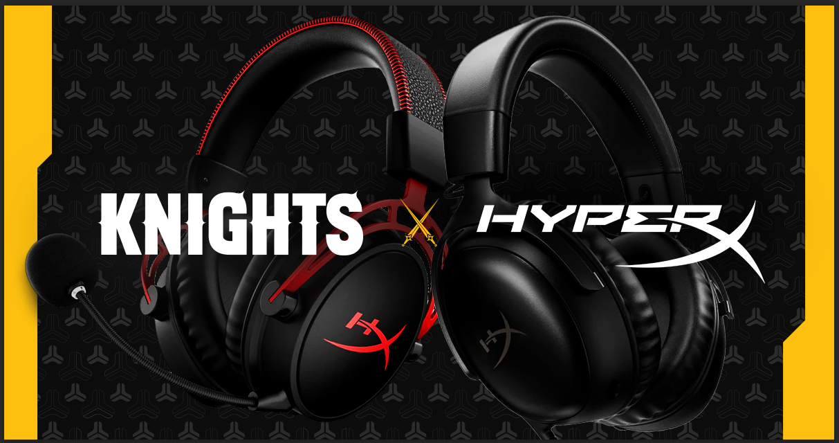 HyperX named Knights official gaming peripheral collaborator