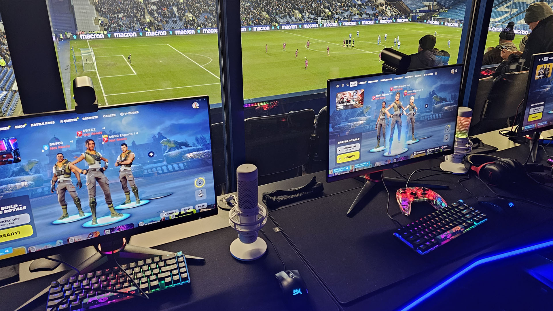 Sheffield Wednesday esports division unveils gaming arena at Hillsborough