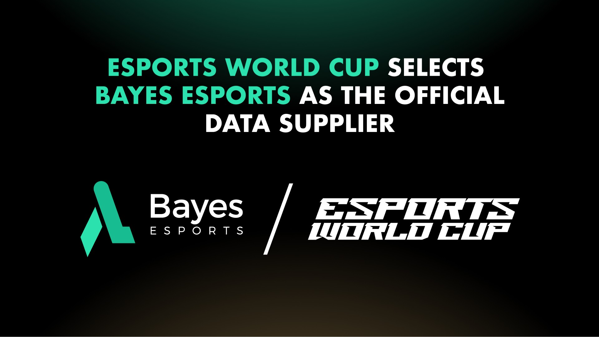 Bayes Esports named data supplier for Esports World Cup