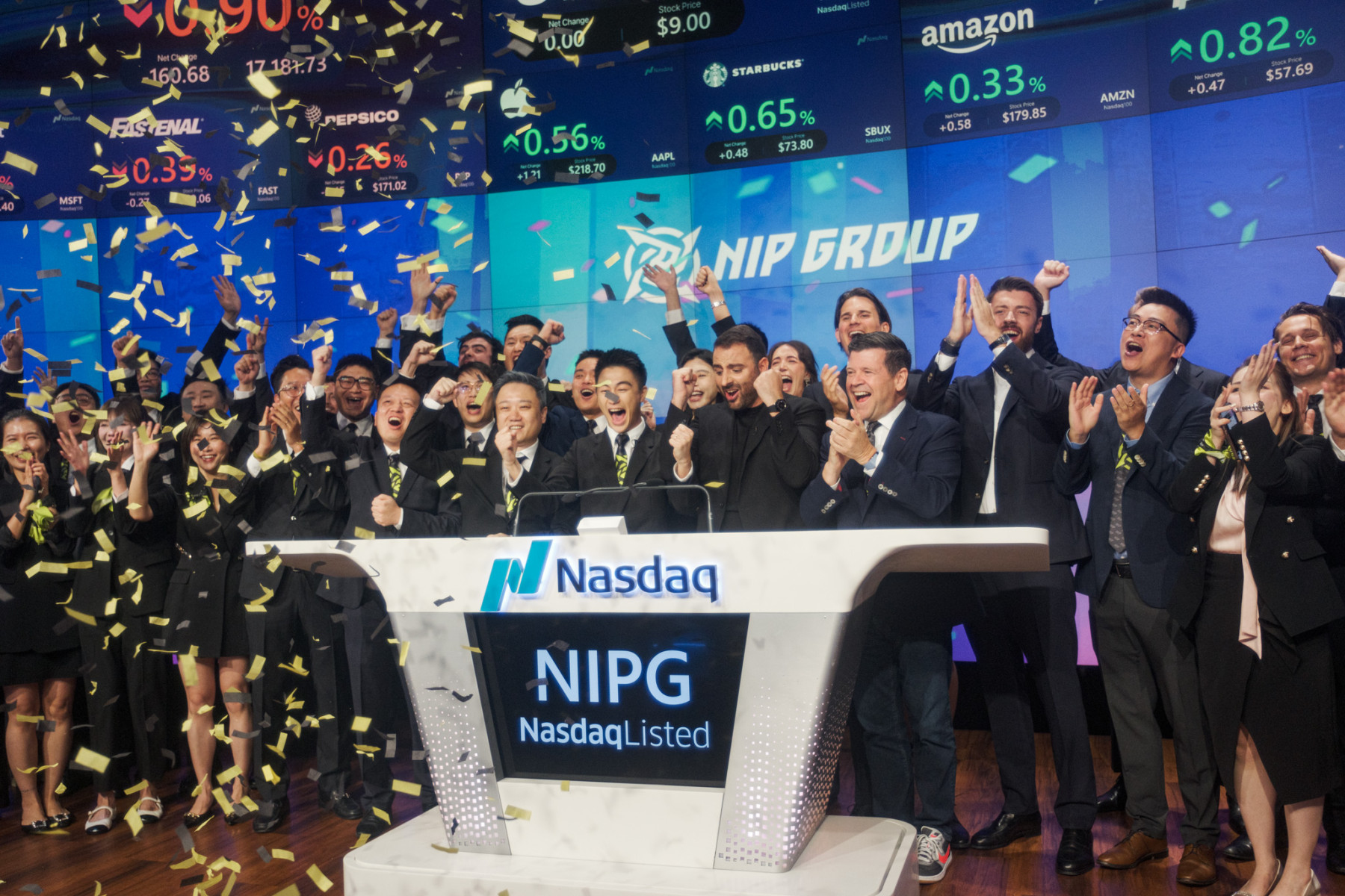 NIP Group to begin trading on NASDAQ today