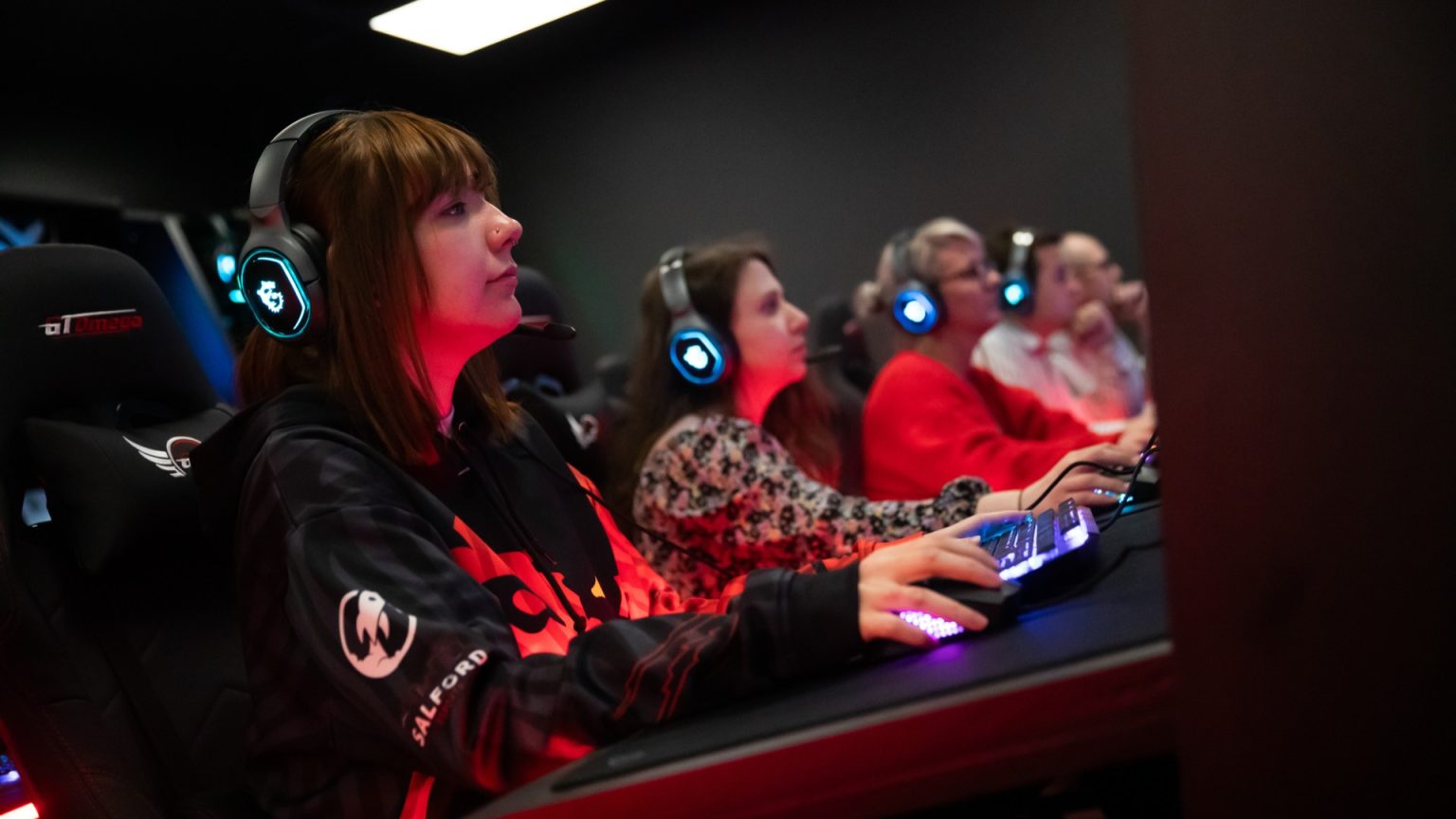 University of Salford's Business School unveils new esports room