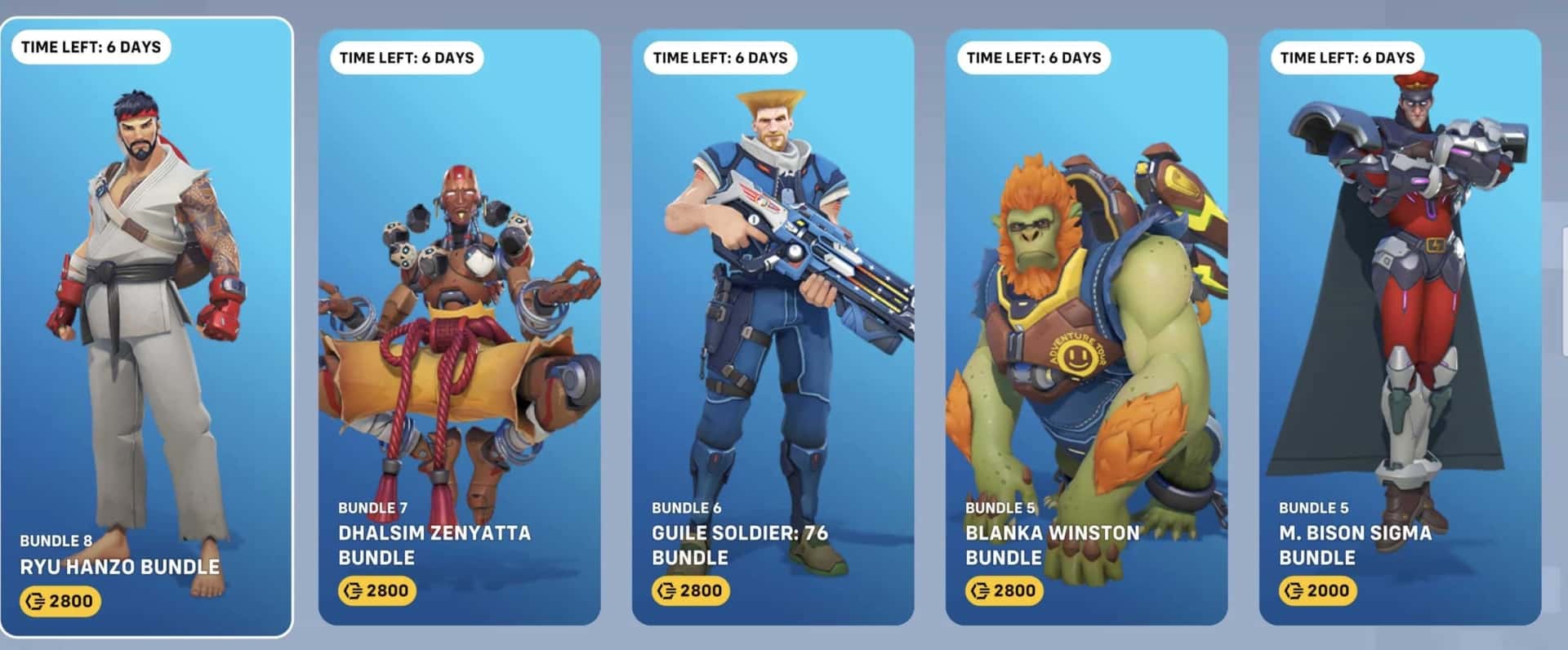 Overwatch 2 x Street Fighter 6 bundles: What’s included, and are they ...