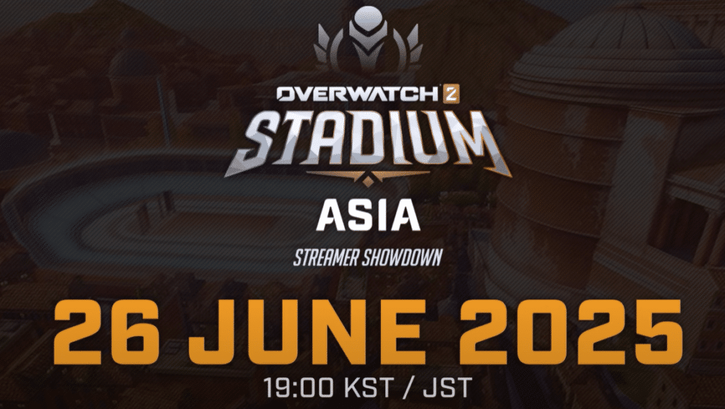 Overwatch 2 Stadium Asia Streamer Showdown announced