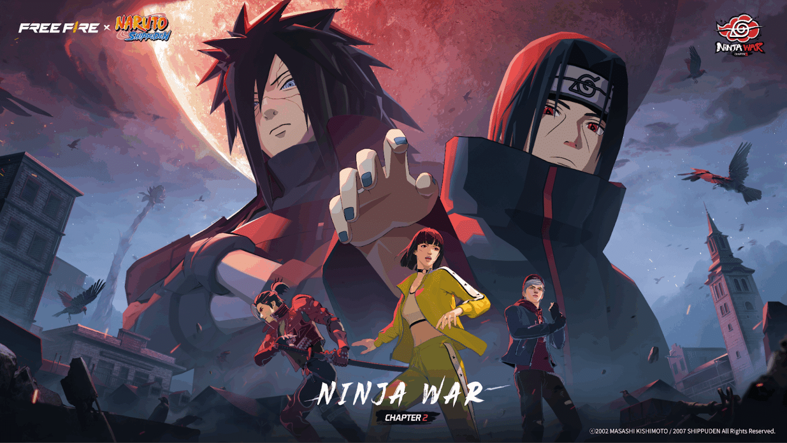 Free Fire and Naruto host $100,000 All Stars: Ninja Clash