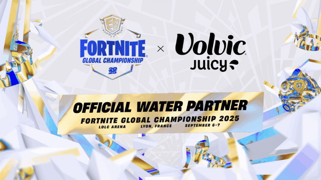 Volvic Juicy teams up with 2025 Fortnite Global Championship