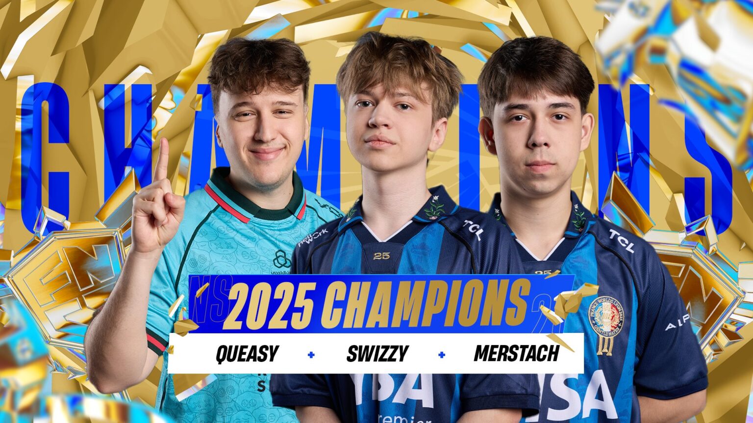 Queasy, SwizzY and Merstach win 2025 Fortnite Global Championship