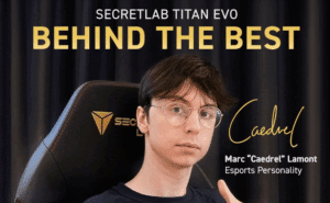 Caedrel announces partnership with Secretlab