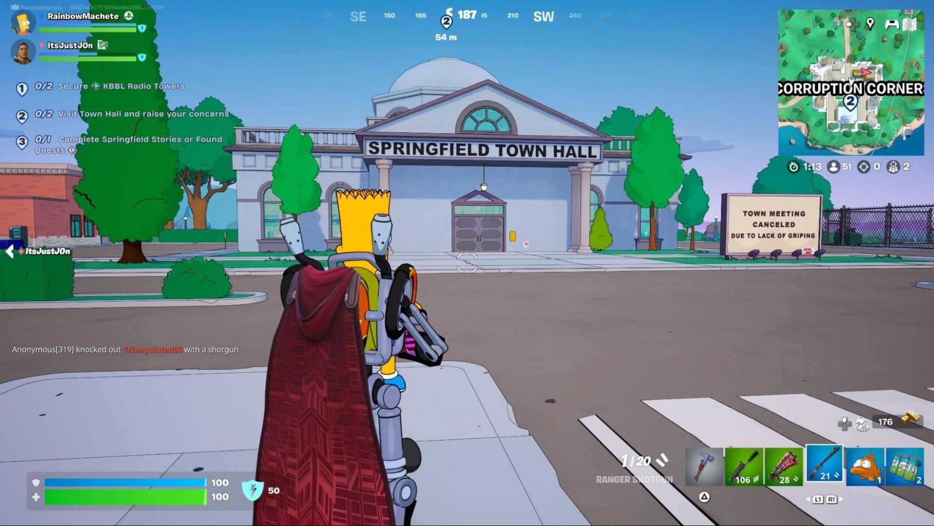 Fortnite x The Simpsons: All iconic locations and how to find them