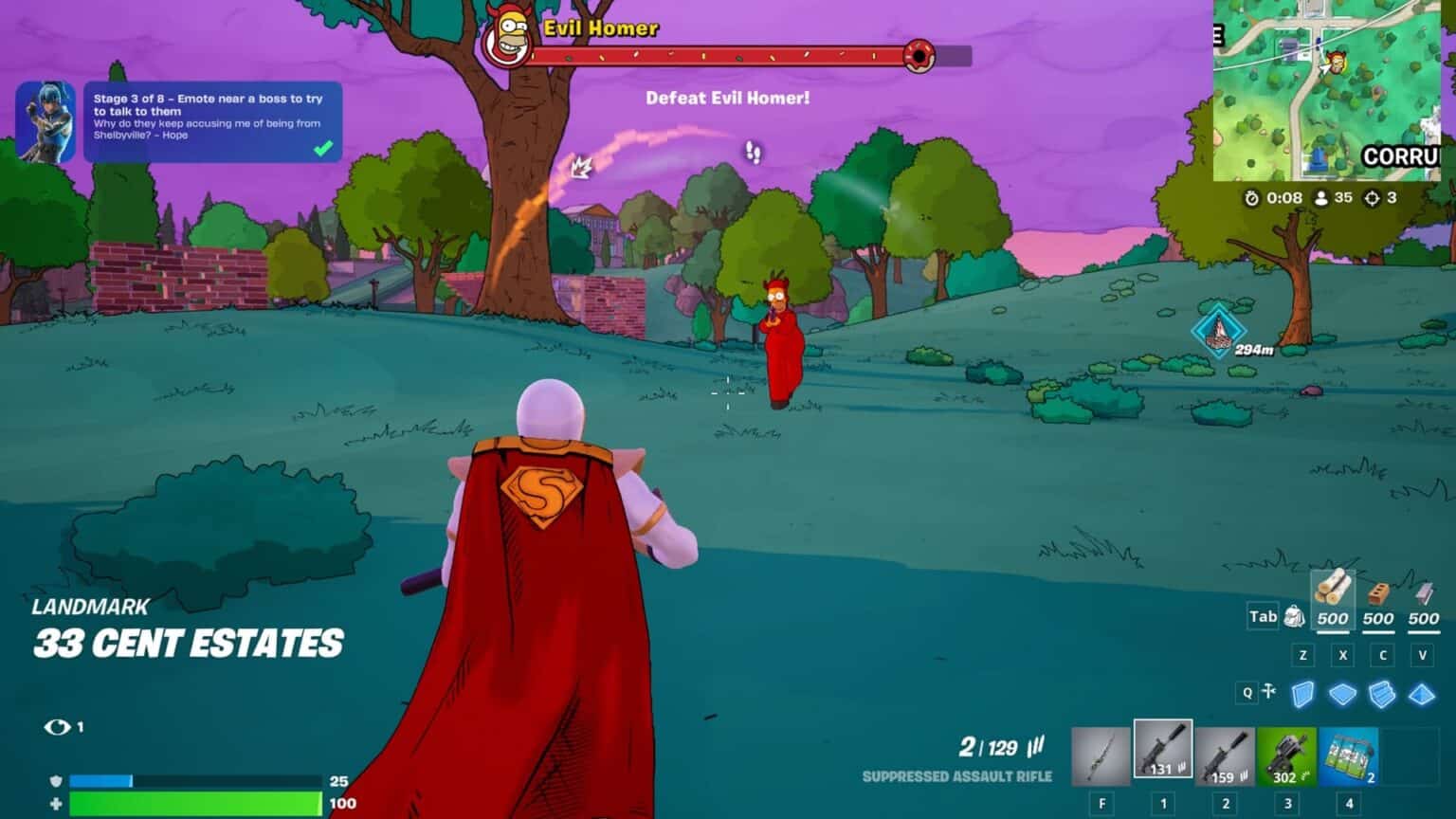 Fortnite x The Simpsons: All bosses explained