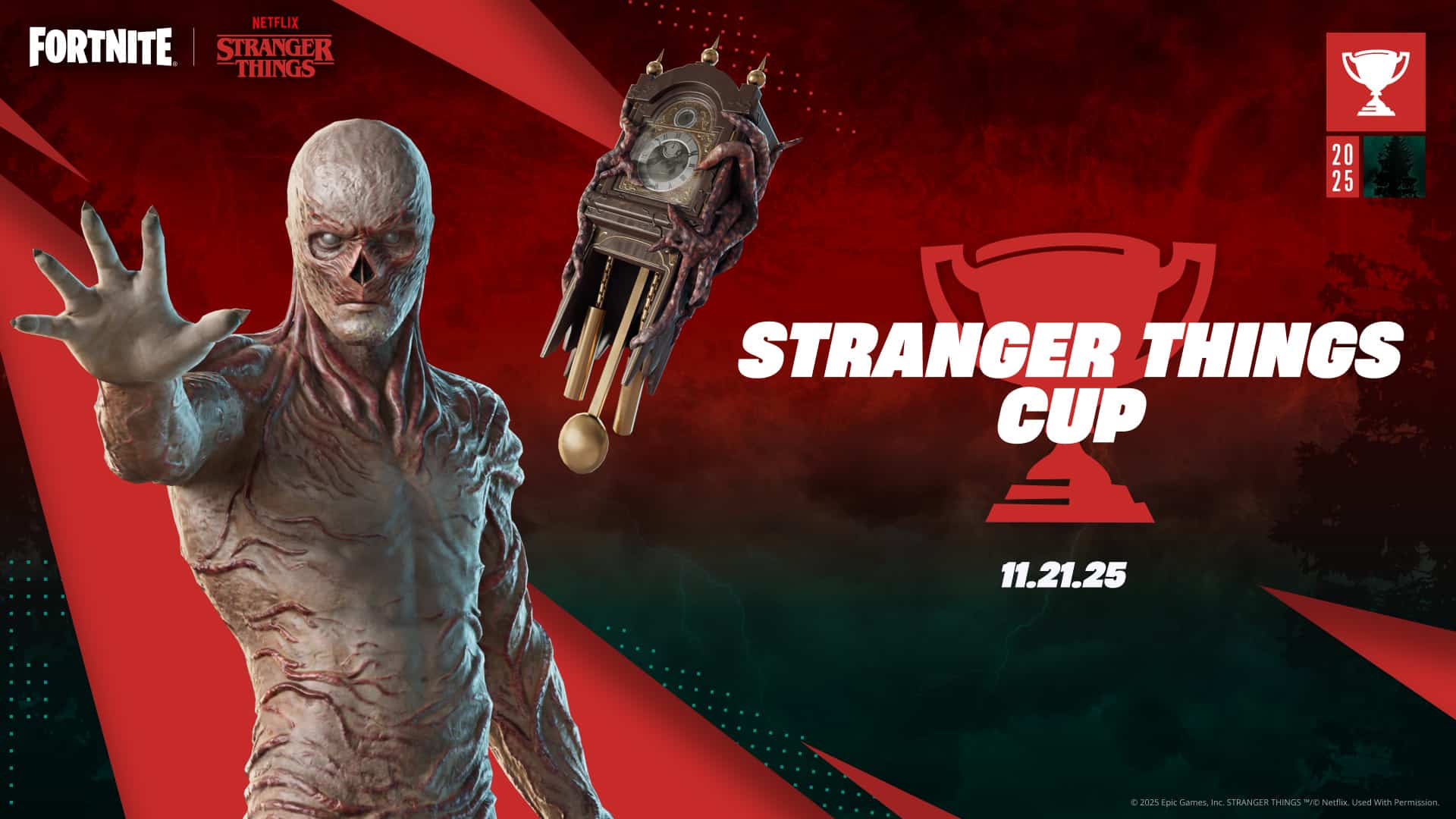 Fortnite announces Stranger Things cup featuring Vecna skin