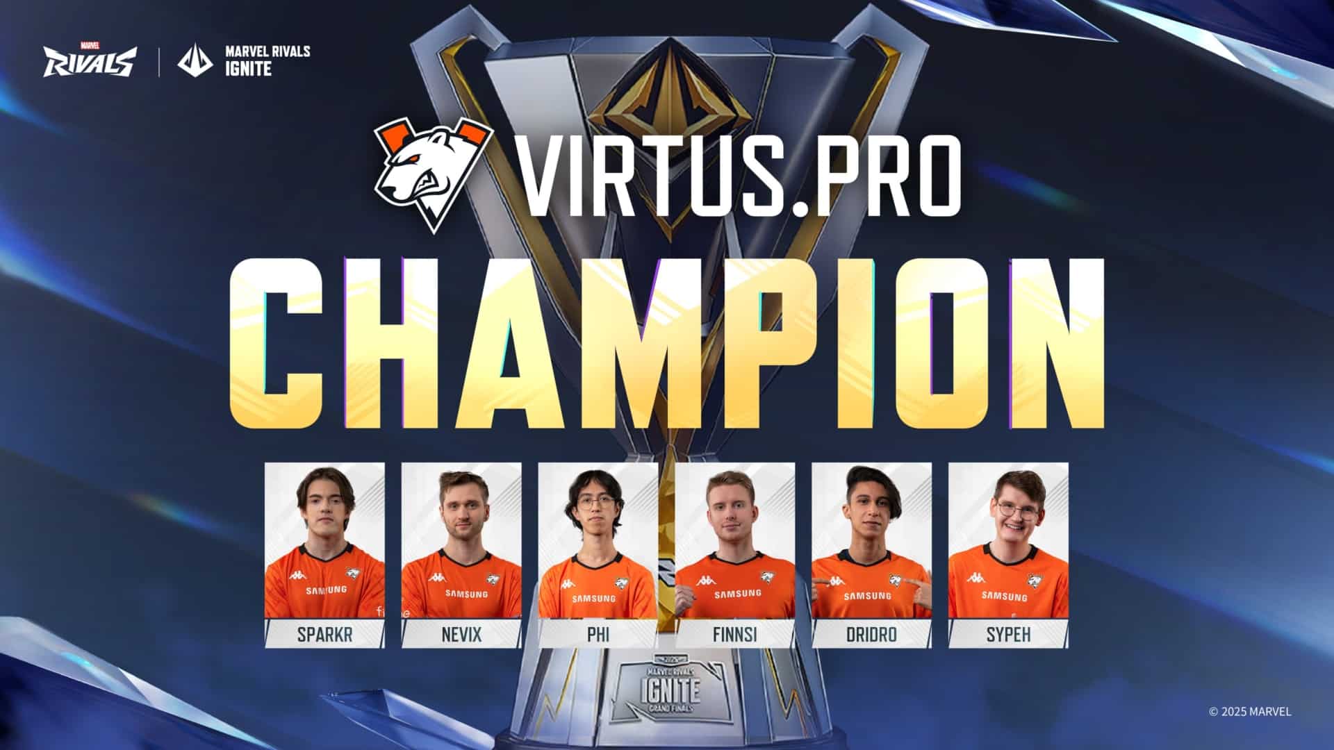 Virtus.pro wins Marvel Rivals Ignite Grand Finals