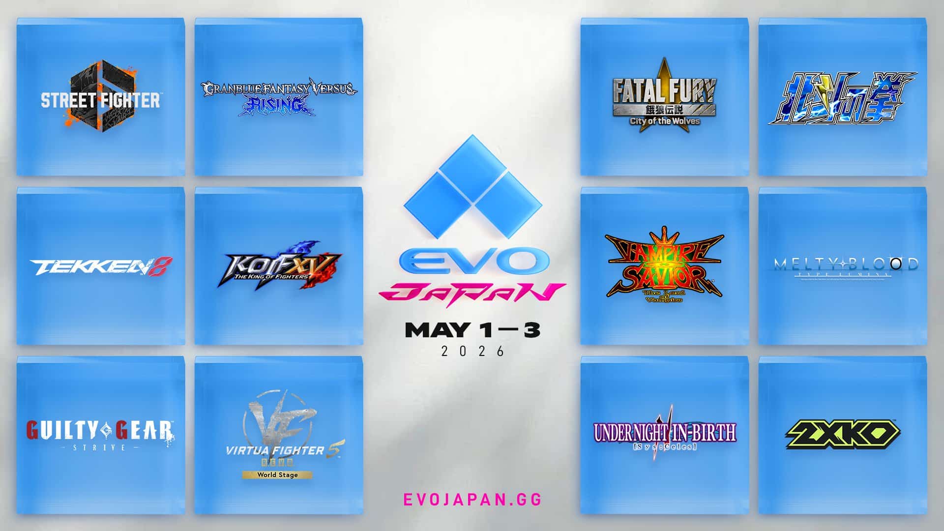 Evo 2026 and Evo Japan tournament line-up announced