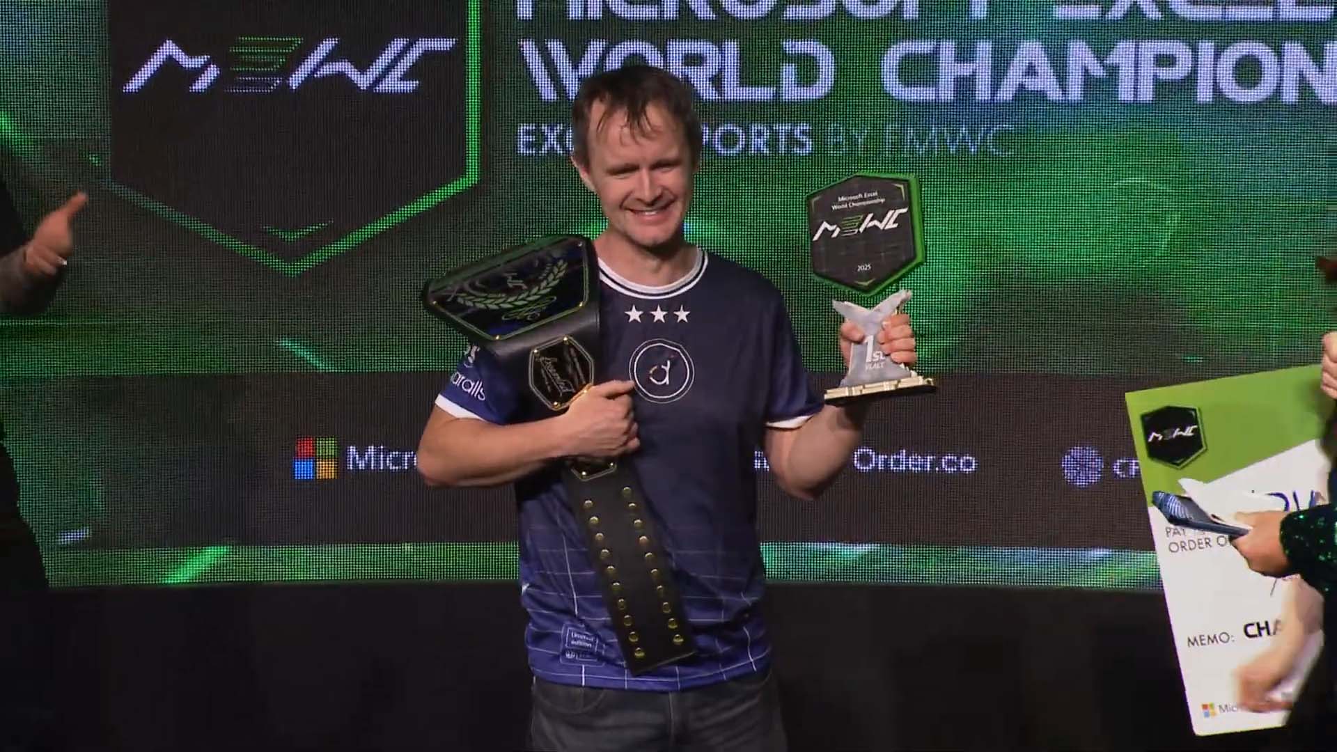 Diarmuid Early wins Microsoft Excel World Championship 2025