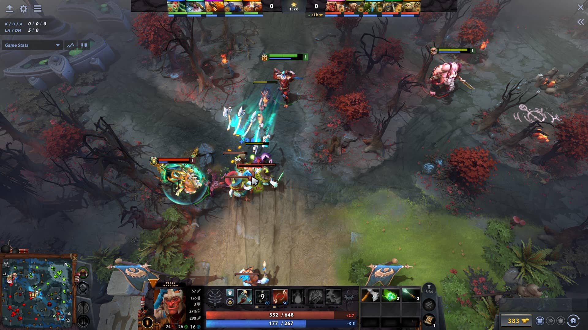 Best beginner heroes for each role in Dota 2