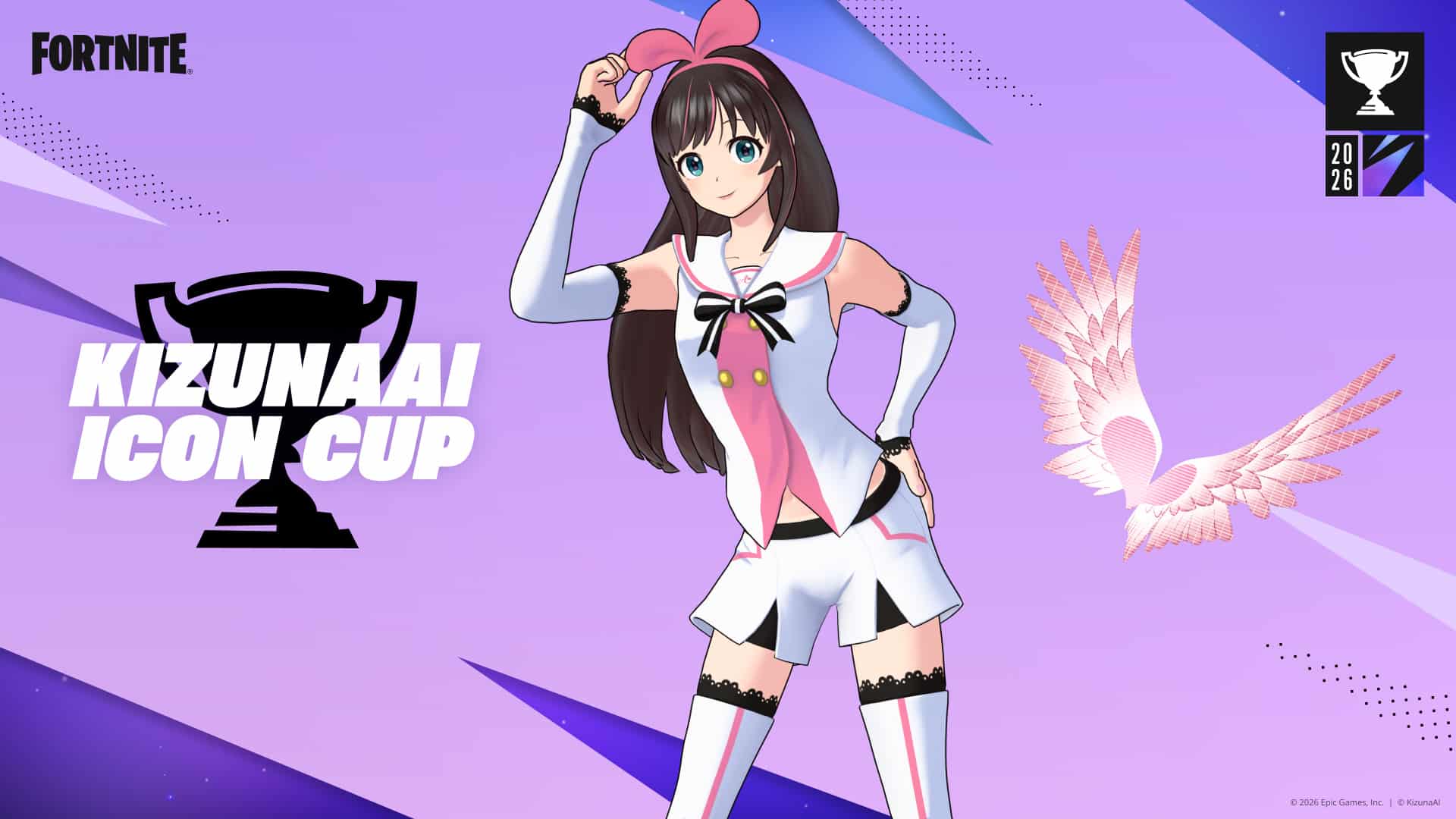 Fortnite KizunaAI Cup to offer free KizunaAI outfit