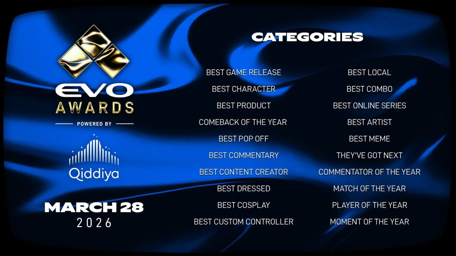 Evo Awards preview: date, categories and what to watch for