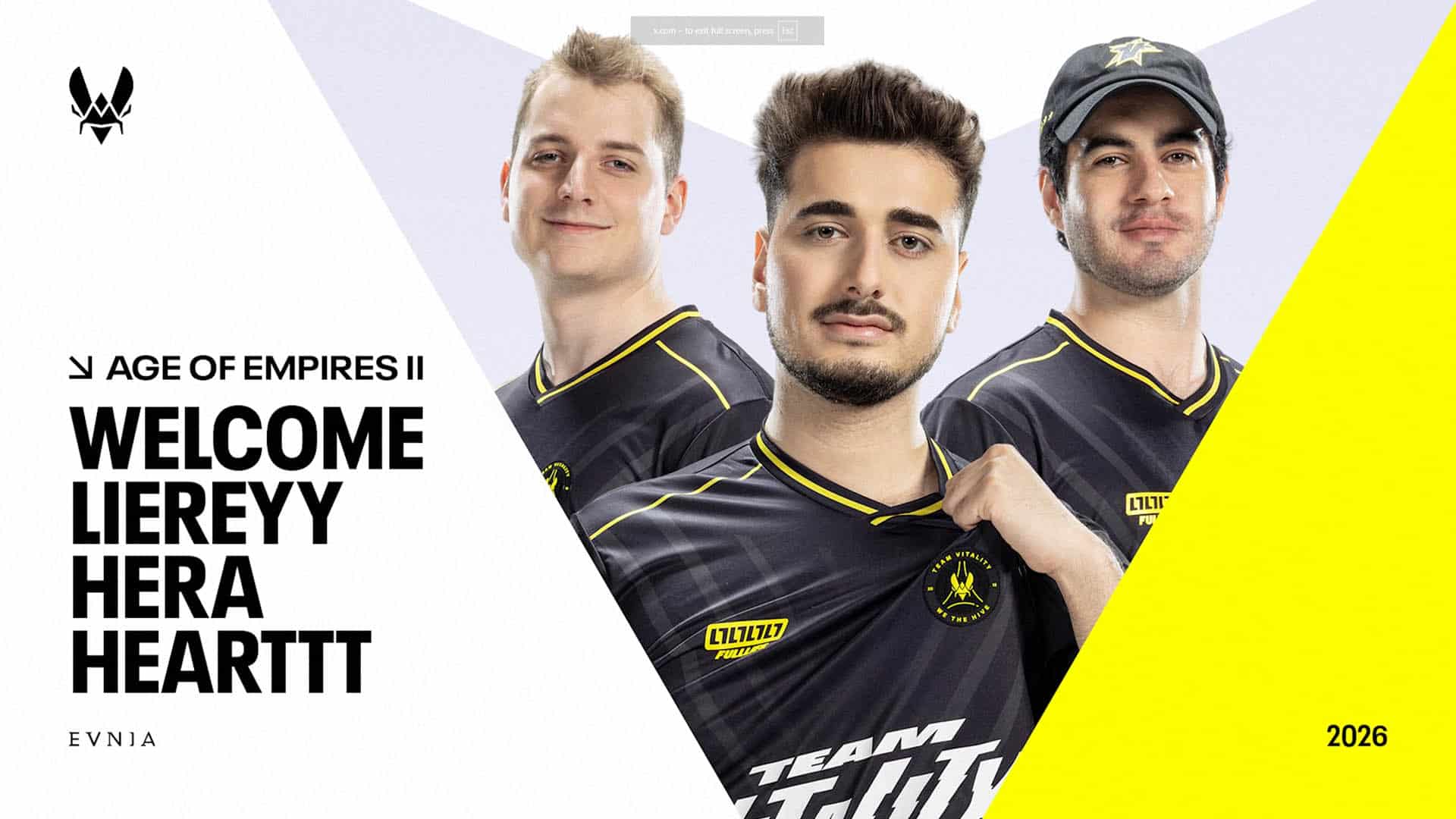 Team Vitality expands into Age of Empires esports