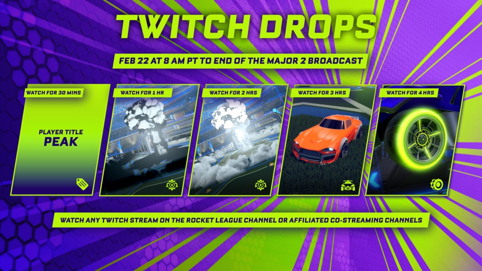 2026 RLCS Boston Major Twitch and TikTok drops: all rewards